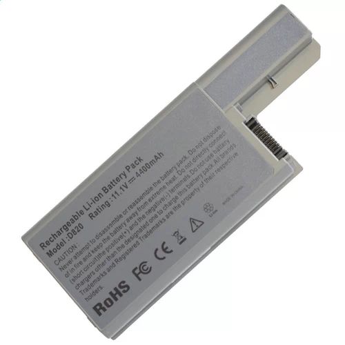 Dell Latitude D830 Batterie 5200mAh 11.10V prix